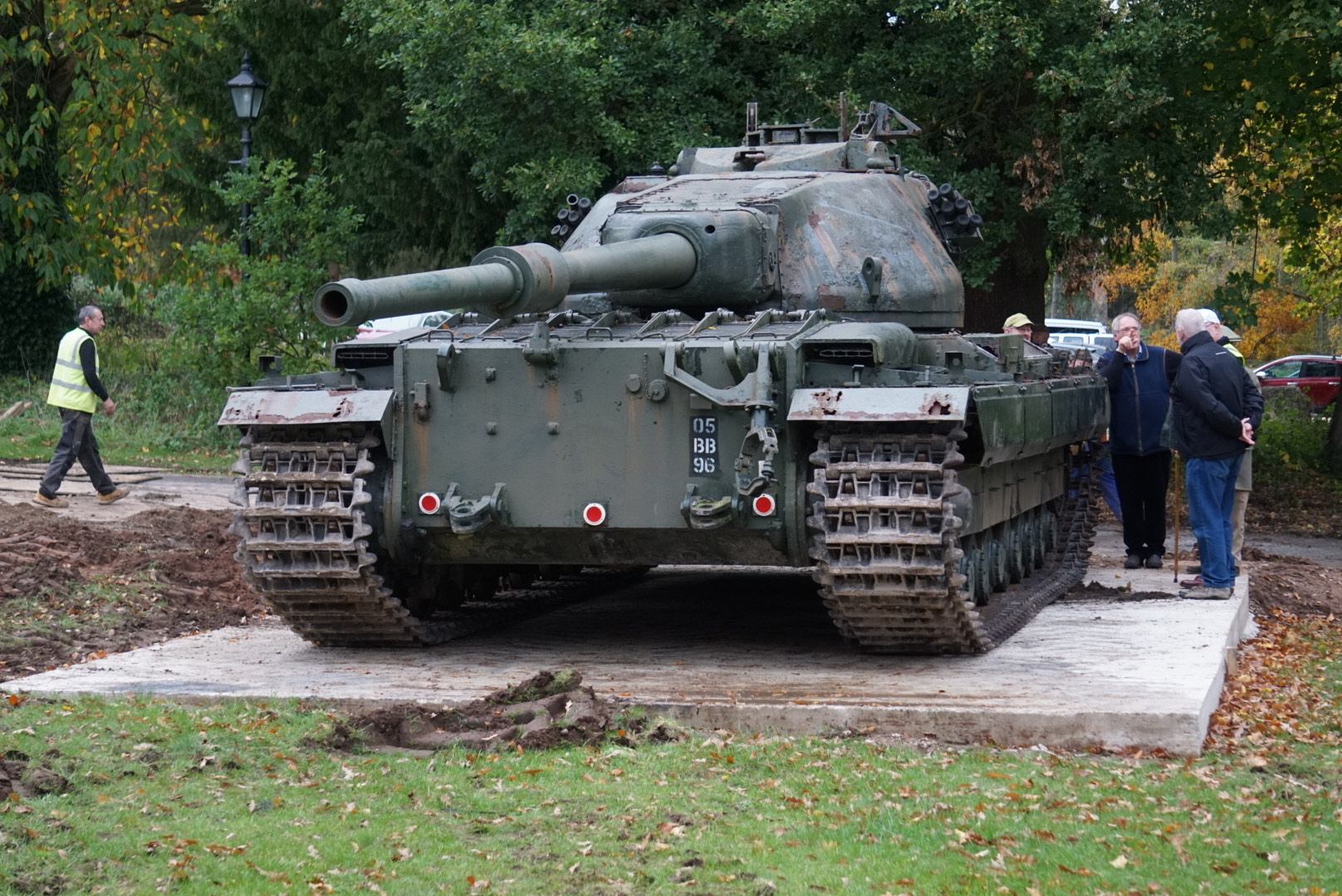 Iconic Conqueror tank returns to site of WWII training ground for restoration